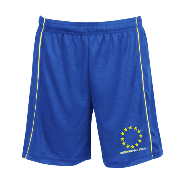 Anglo European School Mesh PE Shorts with Piping