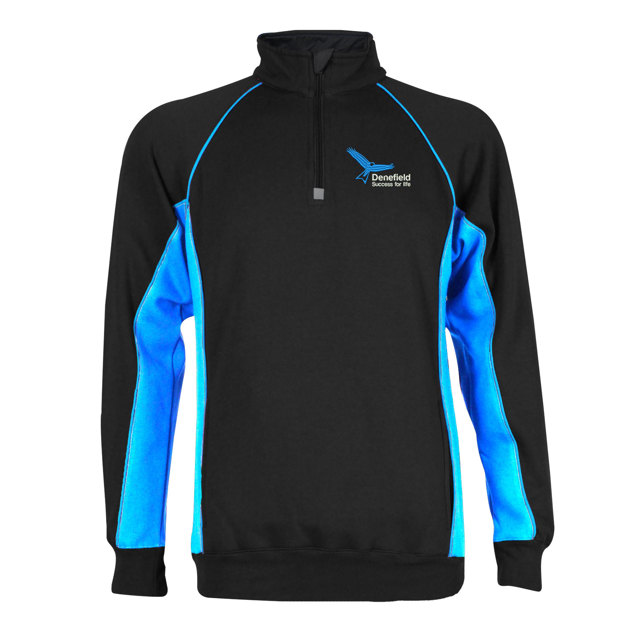 Denefield School 1/4 Zip Sports Sweatshirt | Price & Buckland