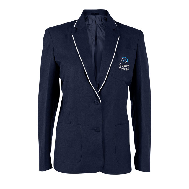 Scott College Girls Blazer with Piping